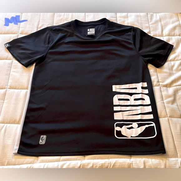 NBA | Shirts | Mens Sz Large Auth Nba Athletic Top Nwot Black White ...